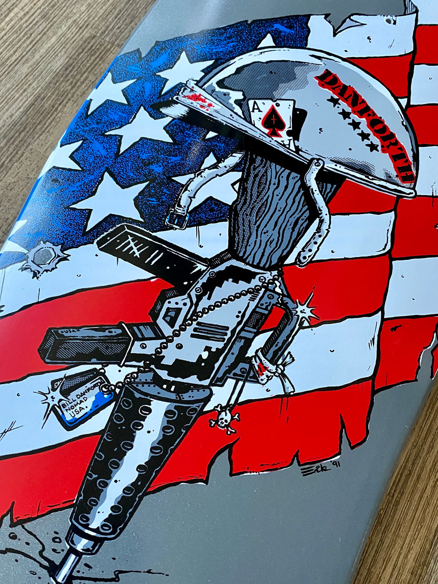 Bill Danforth Gulf War Memorial Limited Edition Deck 9.5"x32" HAND PAI ...
