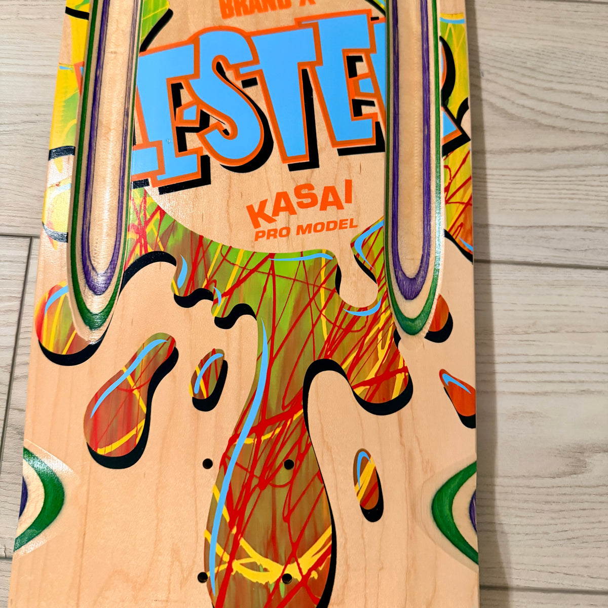 Lester Kasai 10”x30” HAND-PAINTED, Routed ONE OF A KIND Deck (1 of 1 ...