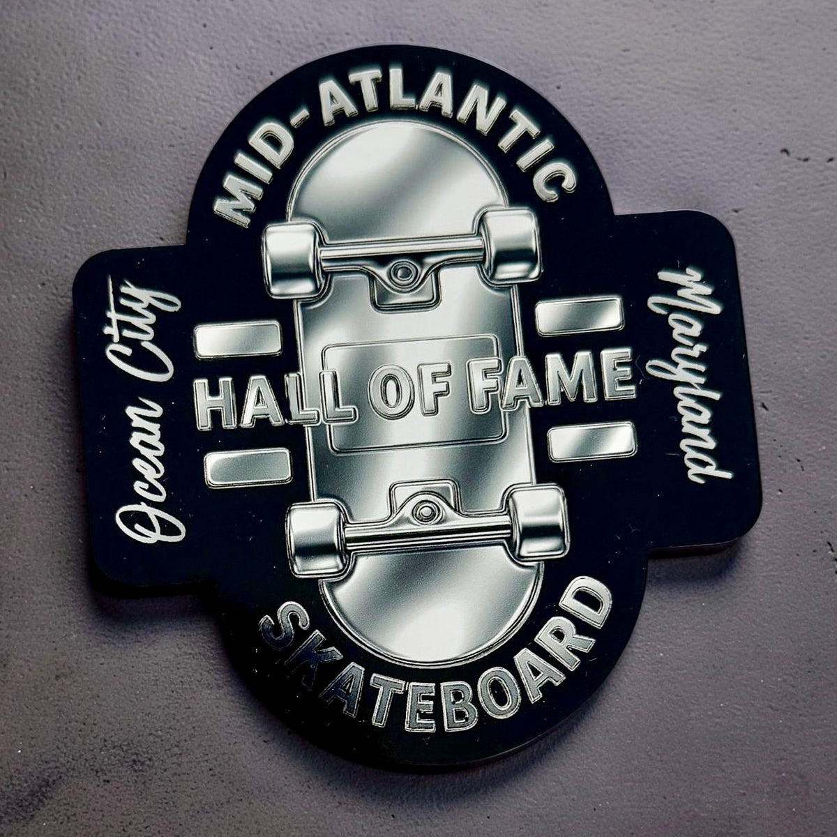 Mid-Atlantic Skateboard Hall of Fame HOLOGRAPHIC Sticker 4” – Brand-X ...