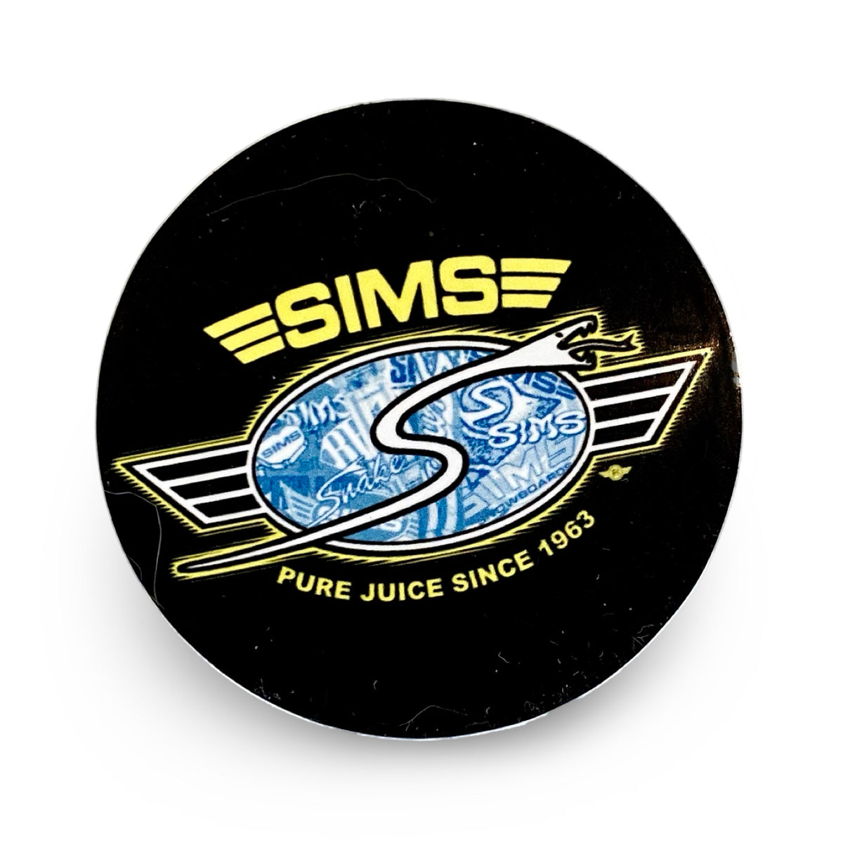 Sims Snake Sticker 3” – Brand-X Skateboards