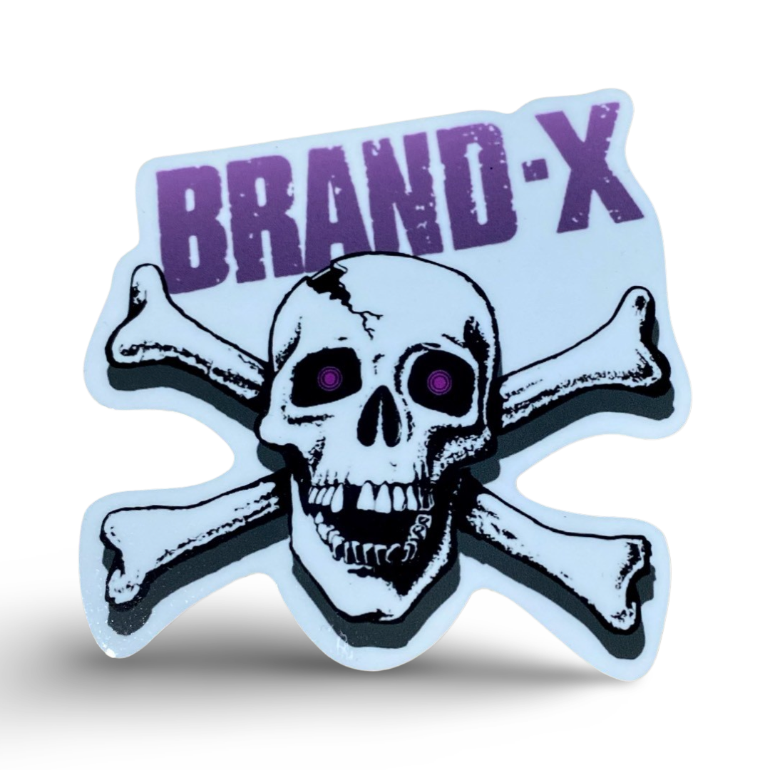 Brand-X Knucklehead Sticker 3” – Brand-X Skateboards