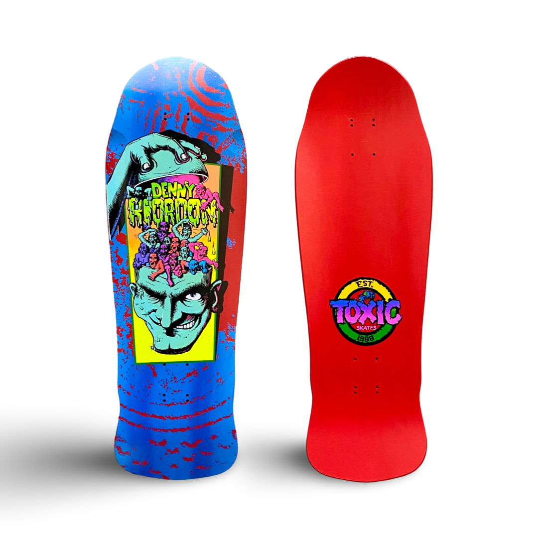 Denny Riordon Men-in-the-Head LIMITED EDITION Deck 10.25”x31” HAND PAI ...