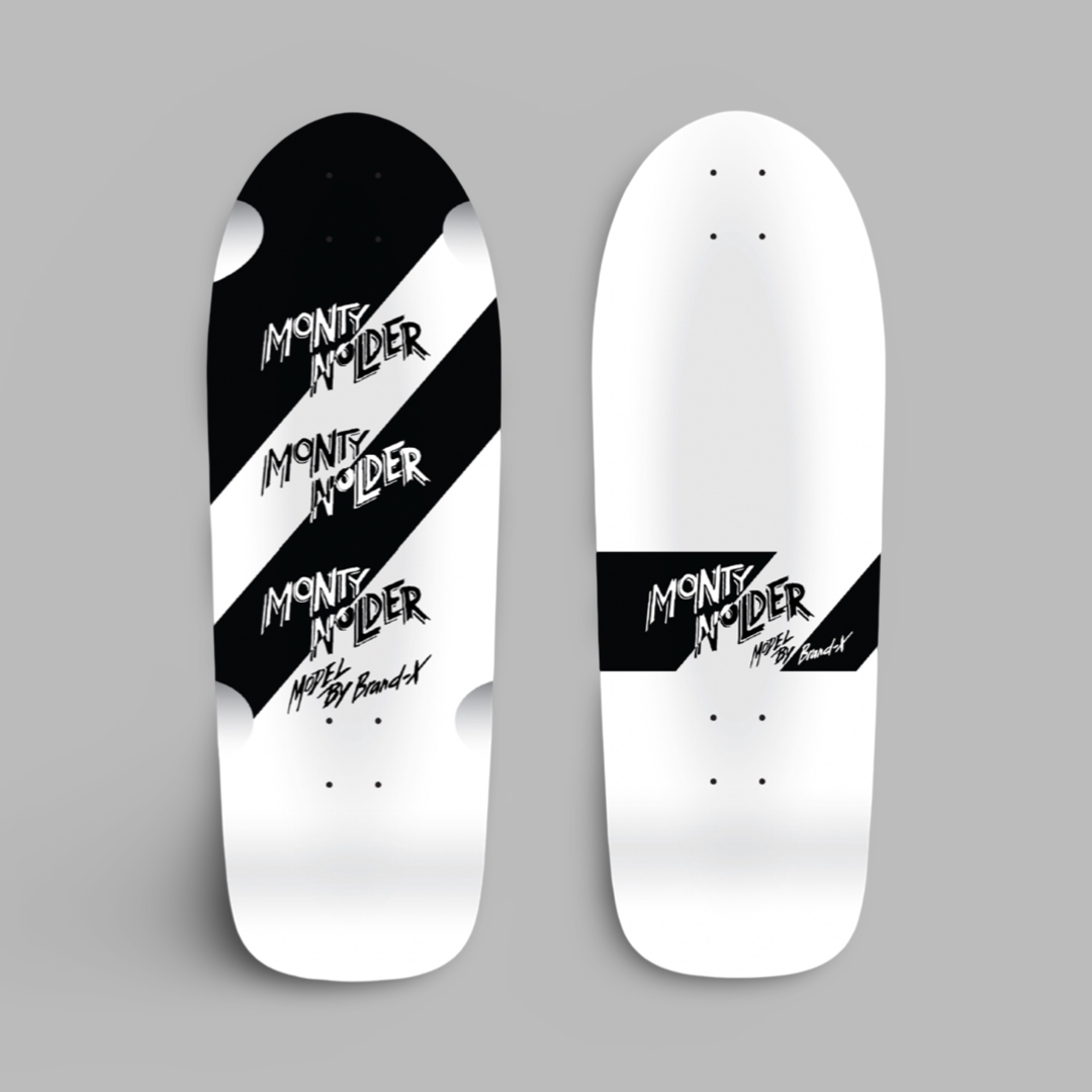 Monty Nolder 10”x30” HAND PAINTED Deck (PRE-ORDER, NOVEMBER) – Brand-X ...