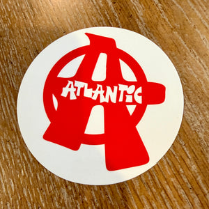 Atlantic Sticker 4" – Brand-X Skateboards