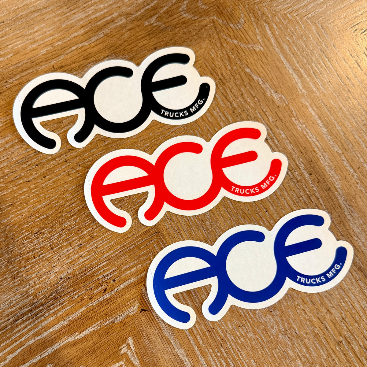 Ace Logo Stickers 5.5" (3-PACK) – Brand-X Skateboards
