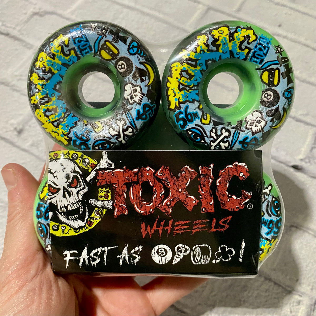 Toxic Team VERY HARD Wheels 56mm/102a – Brand-X Skateboards