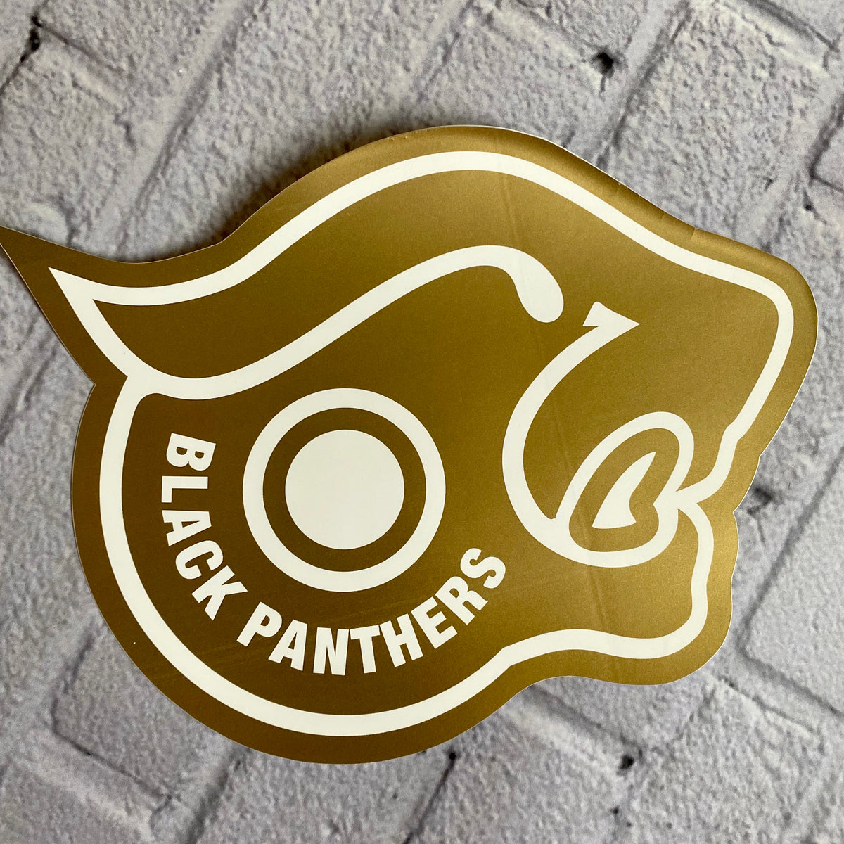 Black Panthers VINTAGE Sticker 6” – Brand-X Skateboards